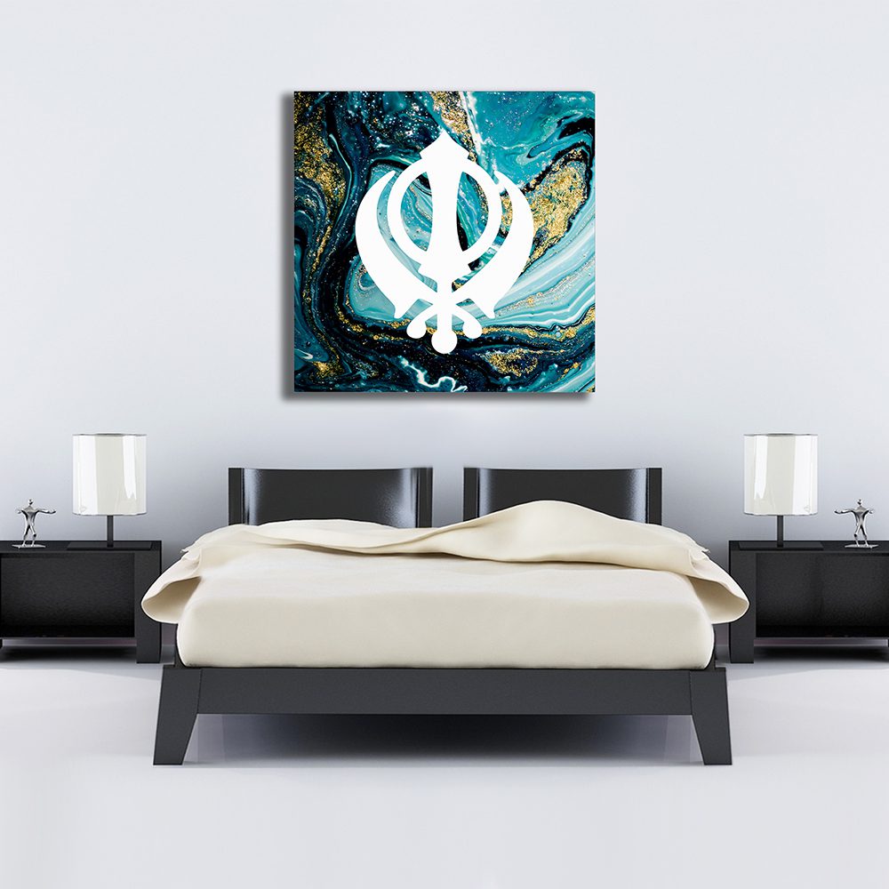 Khanda Wall Art Canvas Prints - Sikh Wall Art | My Canvases – Mycanvases