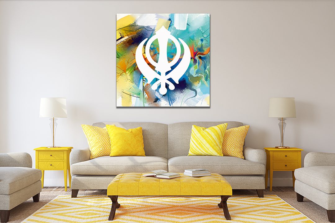 Khanda Wall Art Canvas Prints - Sikh Wall Art | My Canvases – Mycanvases