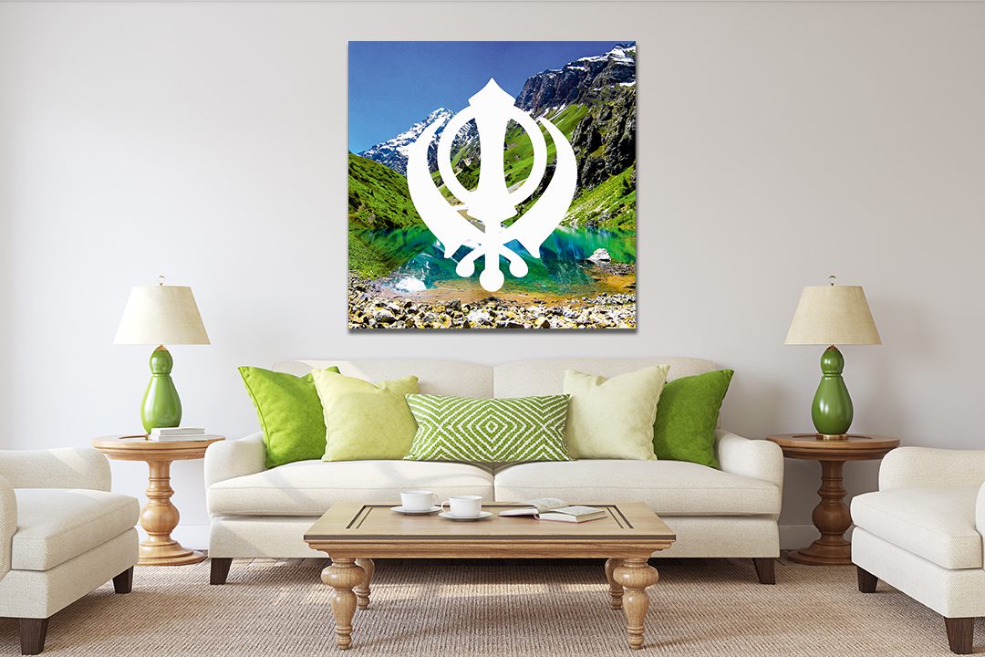Khanda Wall Art Canvas Prints - Sikh Wall Art | My Canvases – Mycanvases